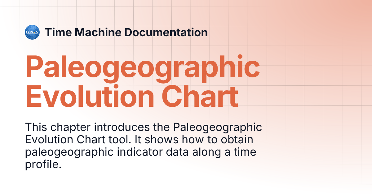 Paleogeographic Evolution Chart | Time Machine Documentation
